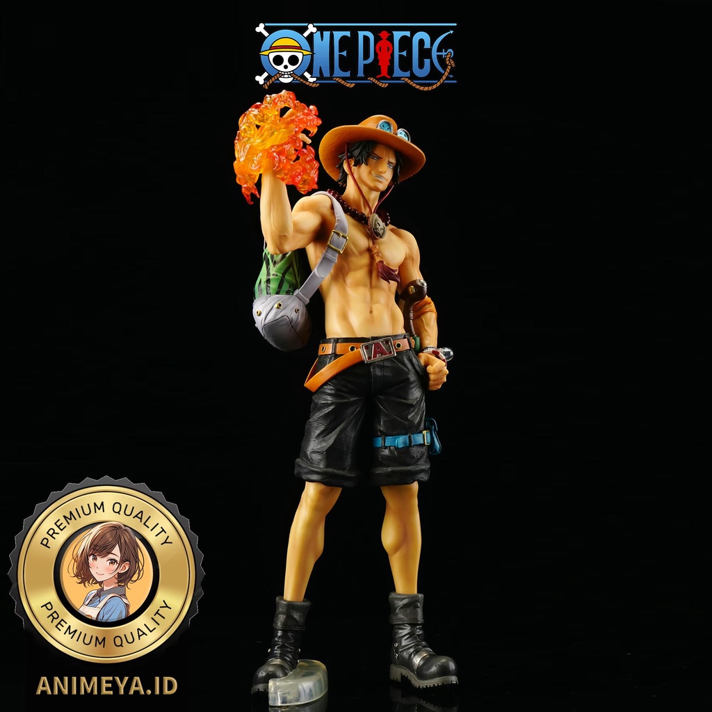 Ichiban KUJI ACTION FIGURE ONE PIECE PORTGAS D. Ace Backpack Stand ...
