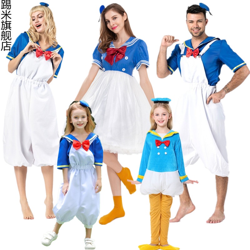 Male Female Mickey Mouse and Donald Duck COS Disney Cartoon Character ...