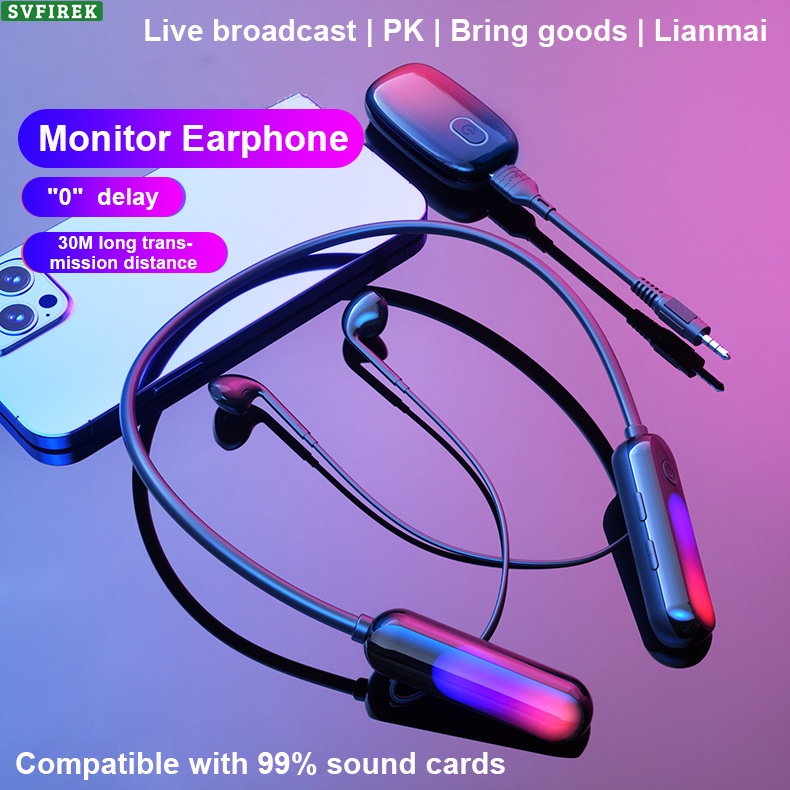 Live Wireless Monitor Earphone Bluetooth Earphones Dual Mode Wireless ...