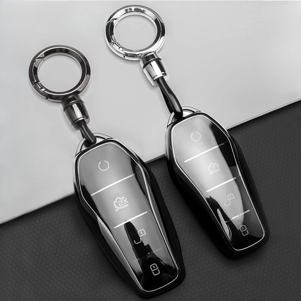 Soft TPU Car Smart Key Case Cover for BYD Song PRO Han EV Max Tang DM ...