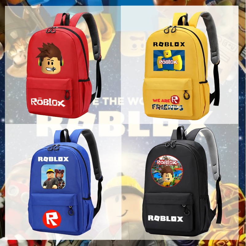 Spot Goods 】 ROBLOX backpack with large capacity, simple waterproof ...