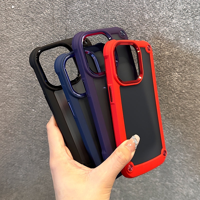 NEW Phone Case FOR iPhone 15PRO MATTE FOUR CORNER CASING SHOCKPROO iP ...