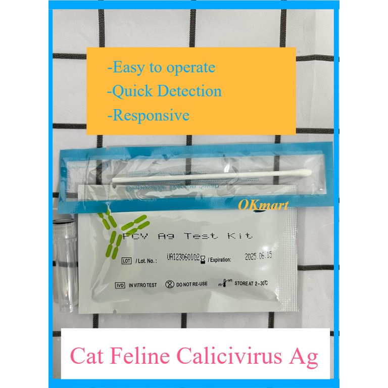 Pet health detector FCV test kit for Cat Kucing (1 Piece Without box ...