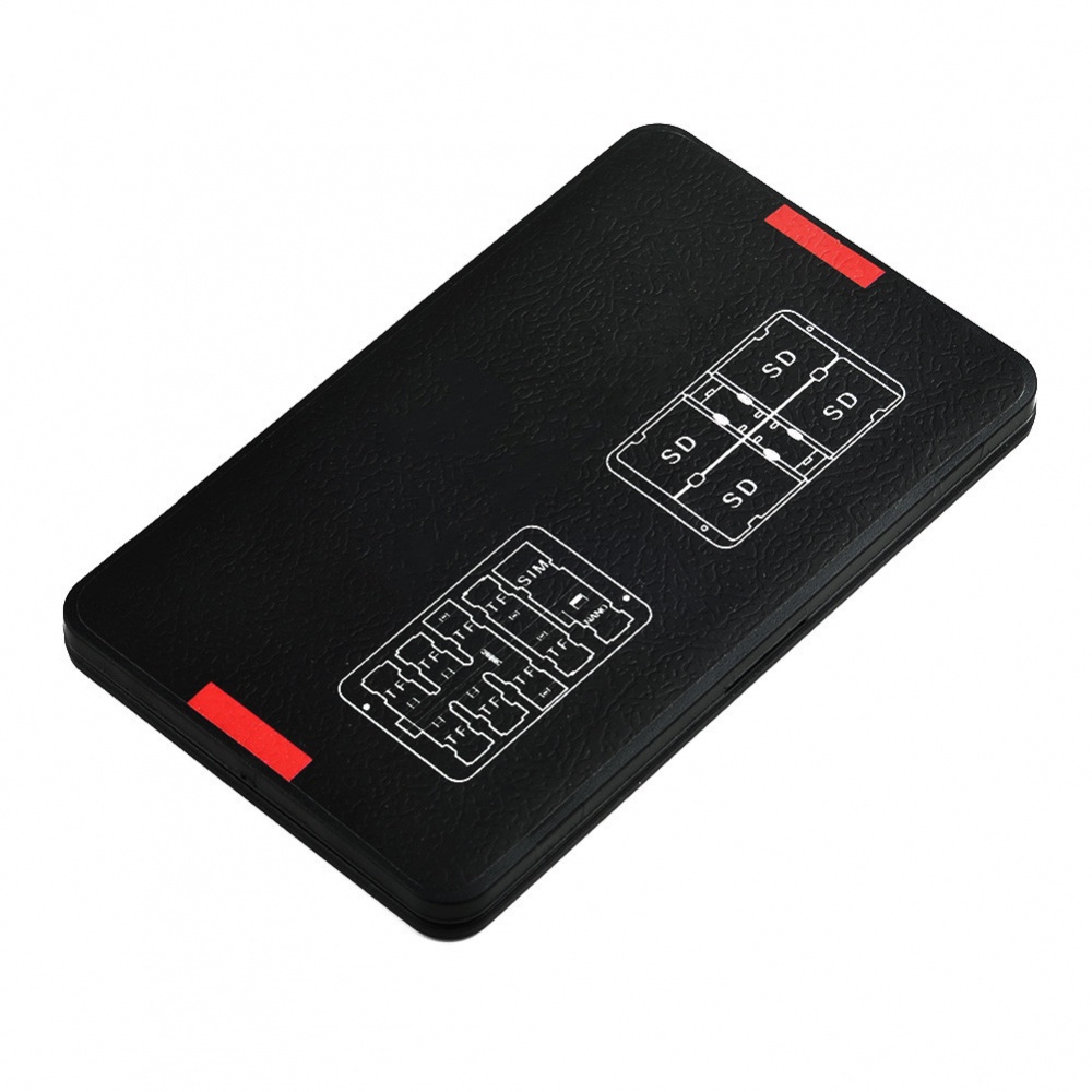 Storage Case Micro Tf Sd Multi 16-in-1 Holder Memory Card Nano Sim New ...