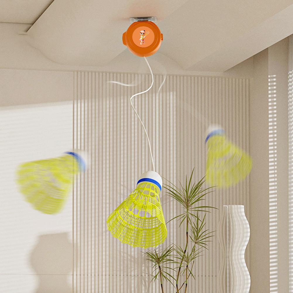 Selfstudy Badminton Trainer Set Indoor And Outdoor Suspended Telescopic ...