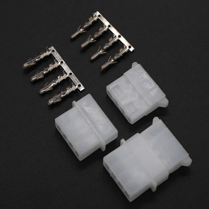 50 Sets ATX / EPS 5.08mm Computer Power Connector 4P D Type Male and ...