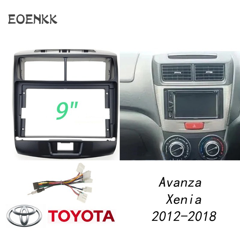 2din Stereo panel fit for TOYOTA Avanza Xenia 2010-2018 9 inch android ...
