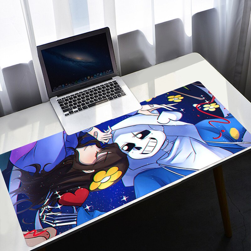 Undertale Sans Frisk Mouse Pad Large PC Gamer Computer Keyboard Gaming ...
