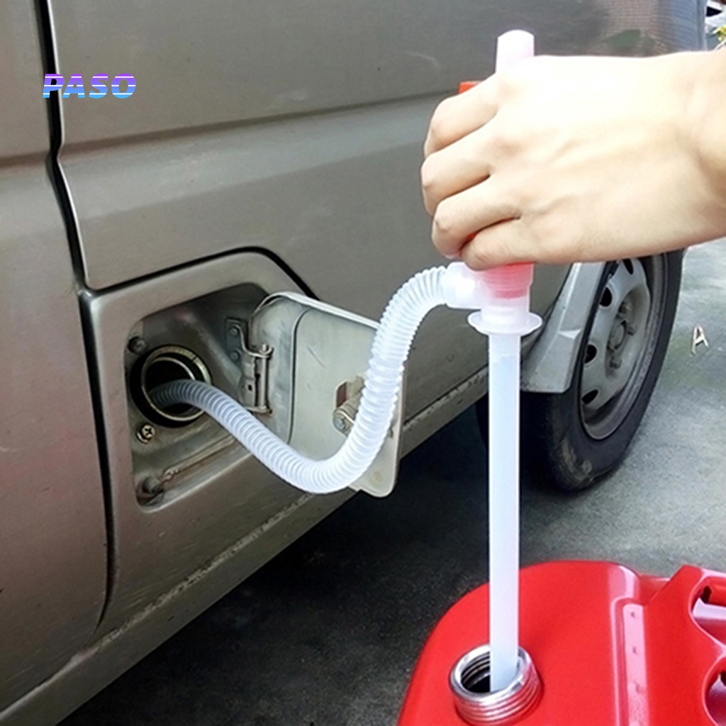 PCA-Siphon Pump Hand Manual Gas Transfer Oil Liquid Plastic Syphon ...