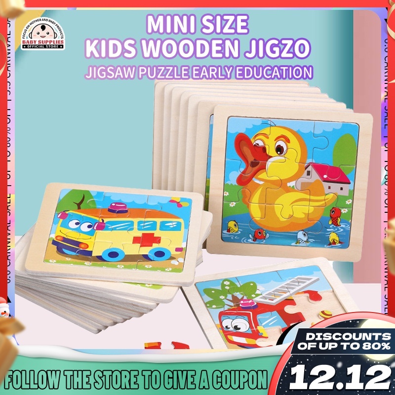 Baby Jigsaw Puzzle For Kids Puzzle Wooden Baby Educational Toys ...