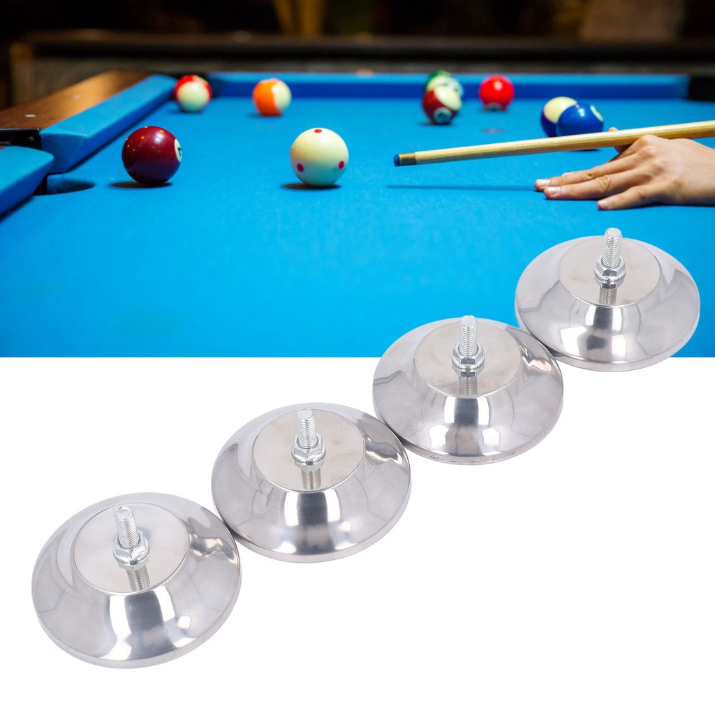 [WMA] 4 PCS Billiard Pool Table Leg Levelers 5 Inch Adjustable Heavy ...