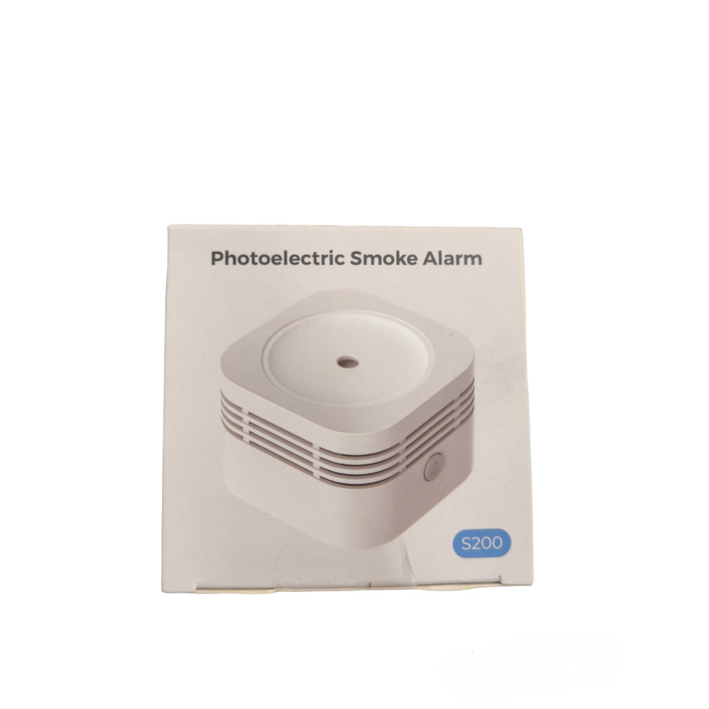 Aegislink Photo Electric Smoke Alarm Square Design with Battery Non ...