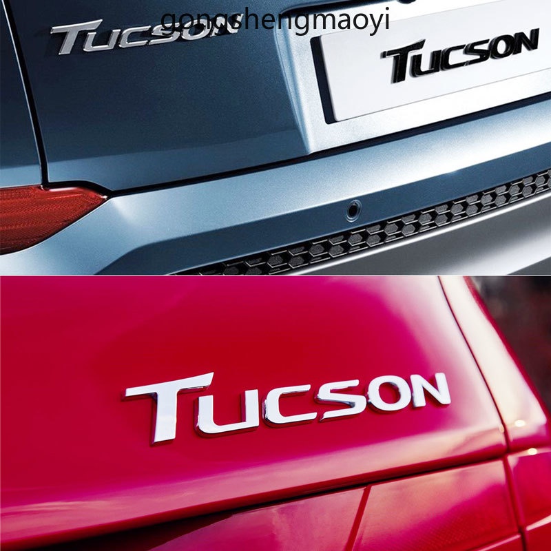 Car Decor 3D ABS For Hyundai Tucson Car Letter Rear Tail Trunk Body ...