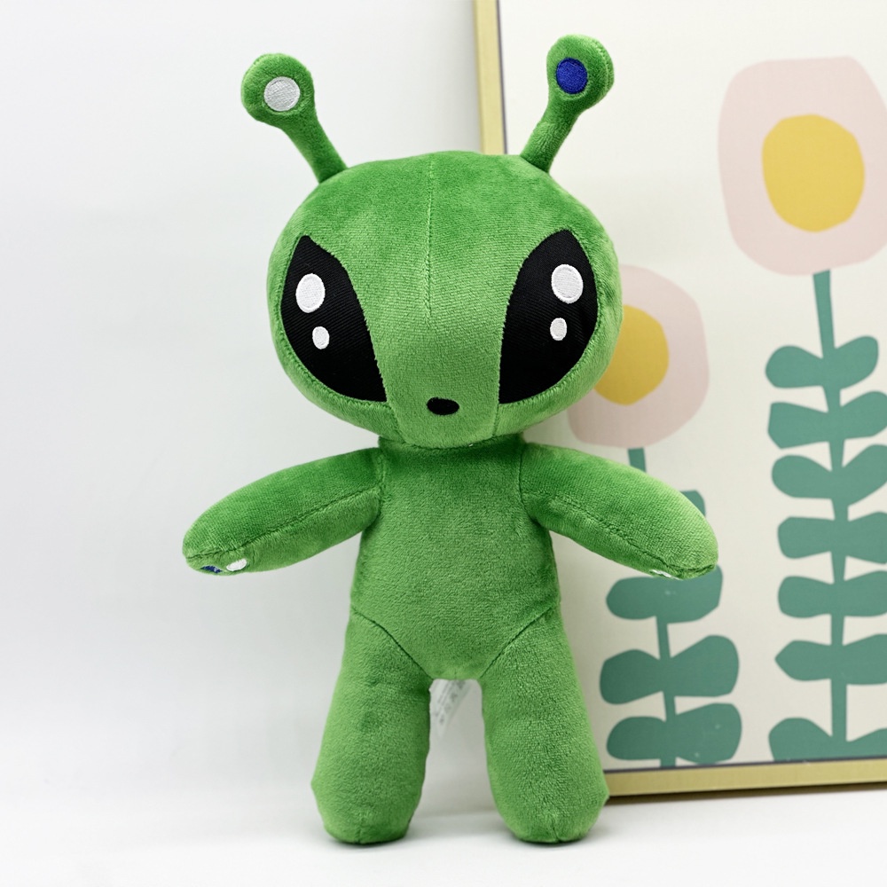 AFTONSPARV Stuffed Toy, Green Alien Plush Dolls Gift For Kids Home ...