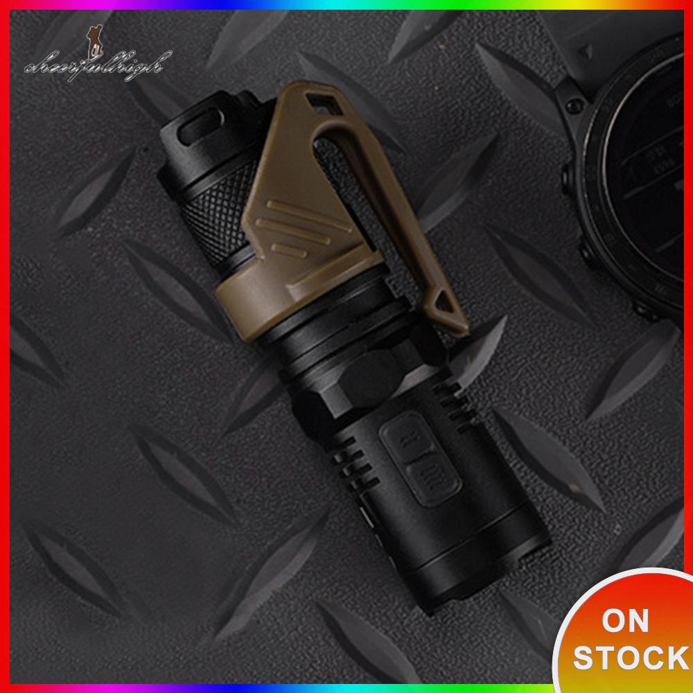 cheerfulhigh Tactical Flashlight Holder Nylon Portable Flashlight Clip ...