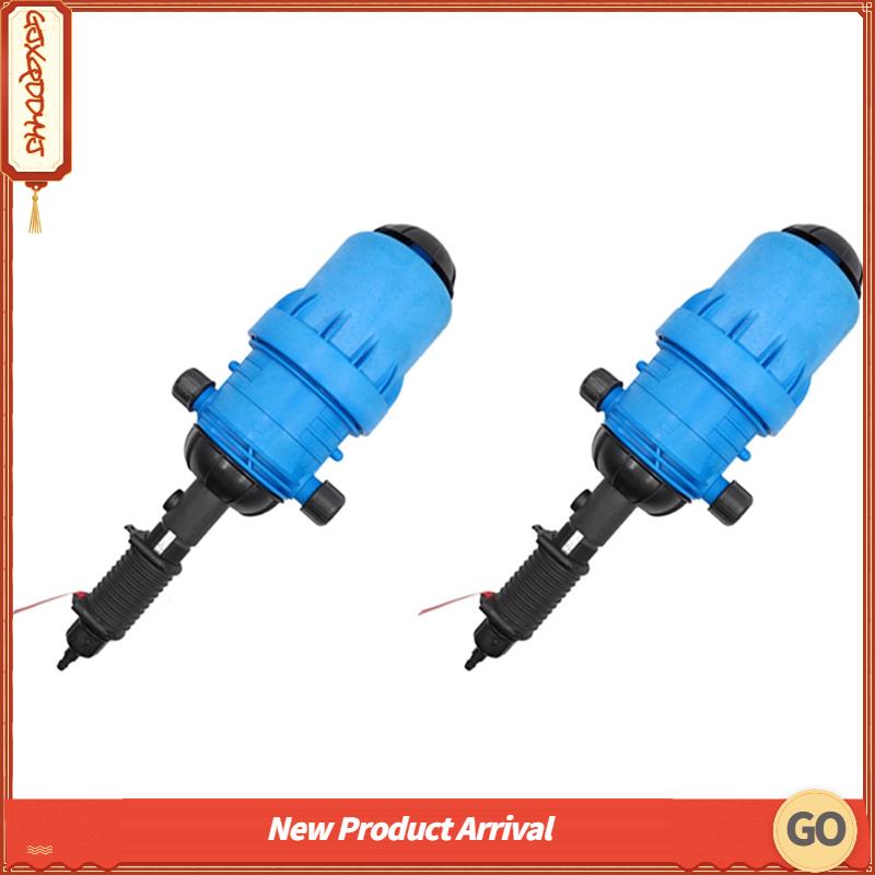 2X Fertilizer Pump Water Powered Dosing Pump Mix Chemical Injector Proportioning Dispenser ...