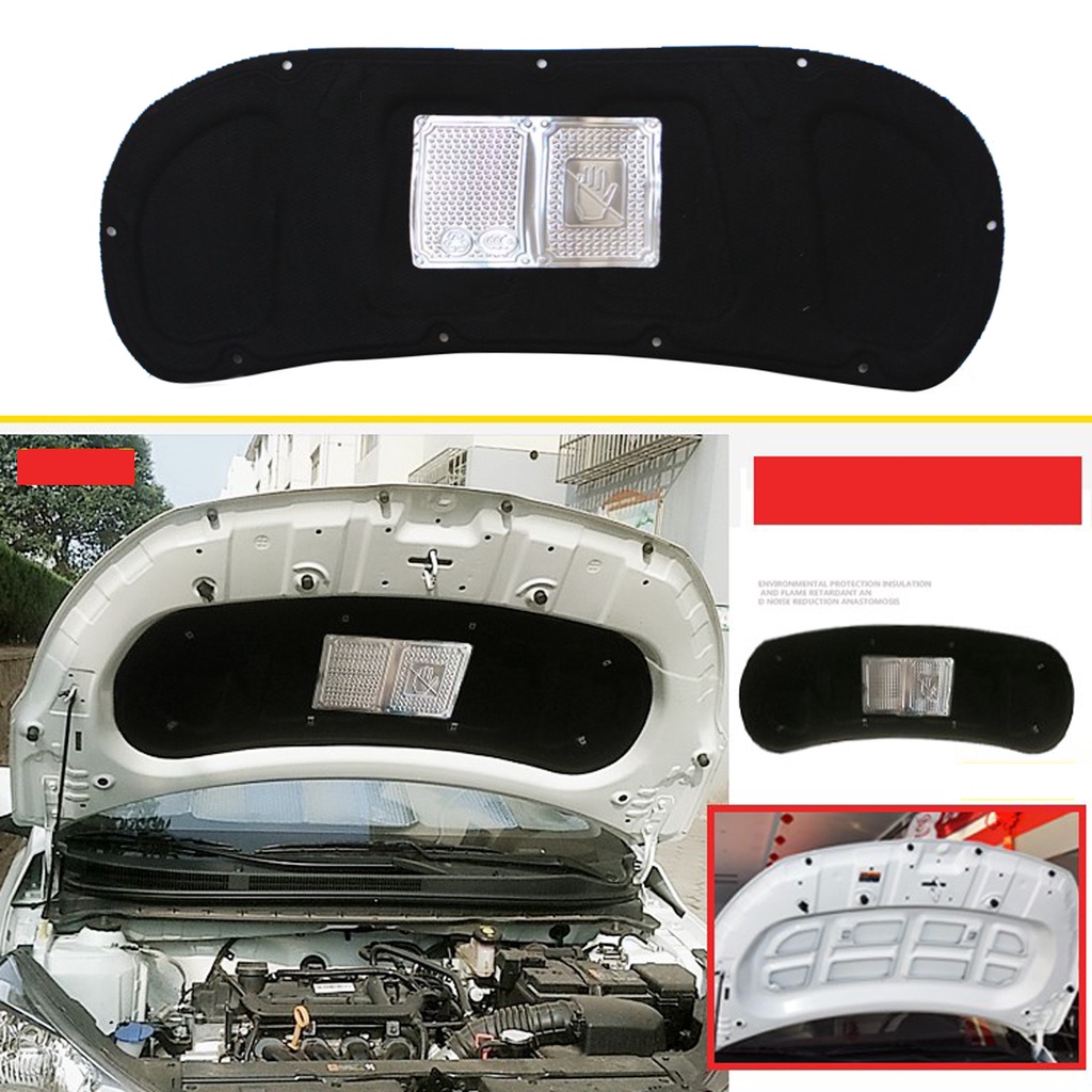 Car hood insulation cover for KIA soluto 2018 2019 2020 2021 2022 2023 ...