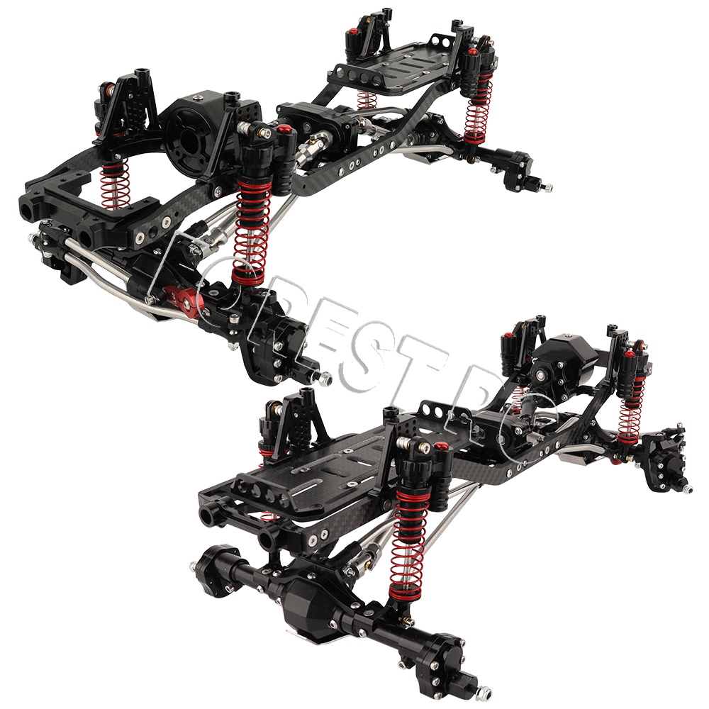 Carbon Fiber Chassis Frame with Prefixal Transmission for Axial 1/10 ...