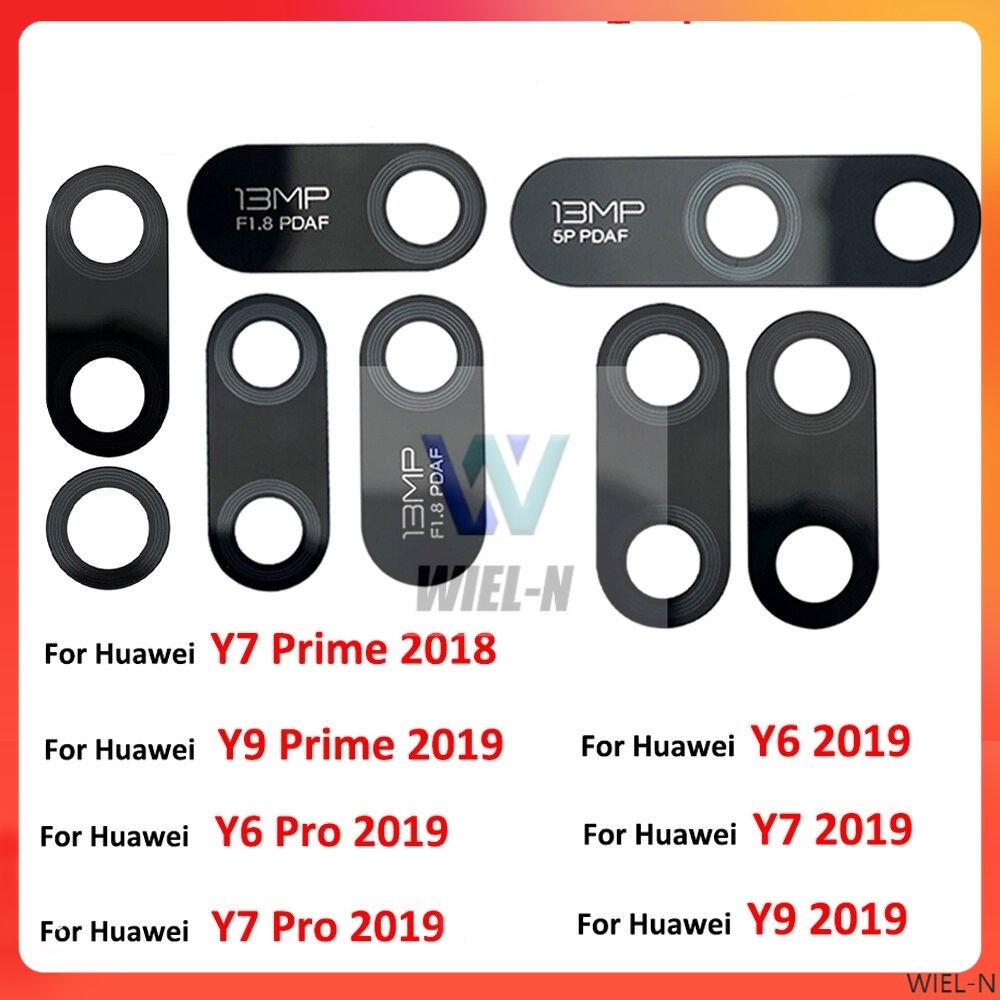 For Huawei Y6 Pro Y7 Pro Y7 Prime Y9 Prime 2019 Rear Back Camera glass ...
