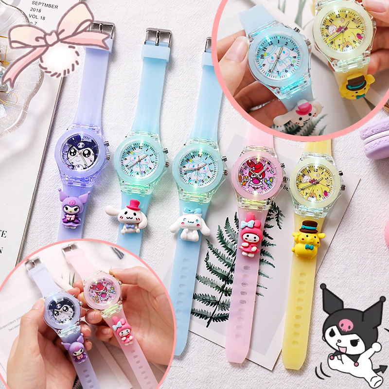 Sanrio Watch New Cartoon Primary School Children's Watch Luminous ...