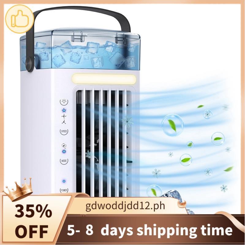 1 PCS 3 in 1 Desk Air Cooler and Humidifier White Air Conditioner Fan ...