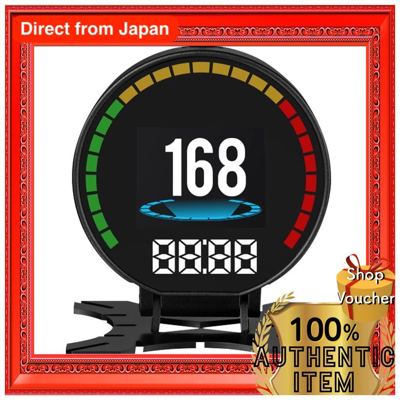 BY-J OBD2 Meter P15 Model OBD English Version Car HUD Head-Up Display ...