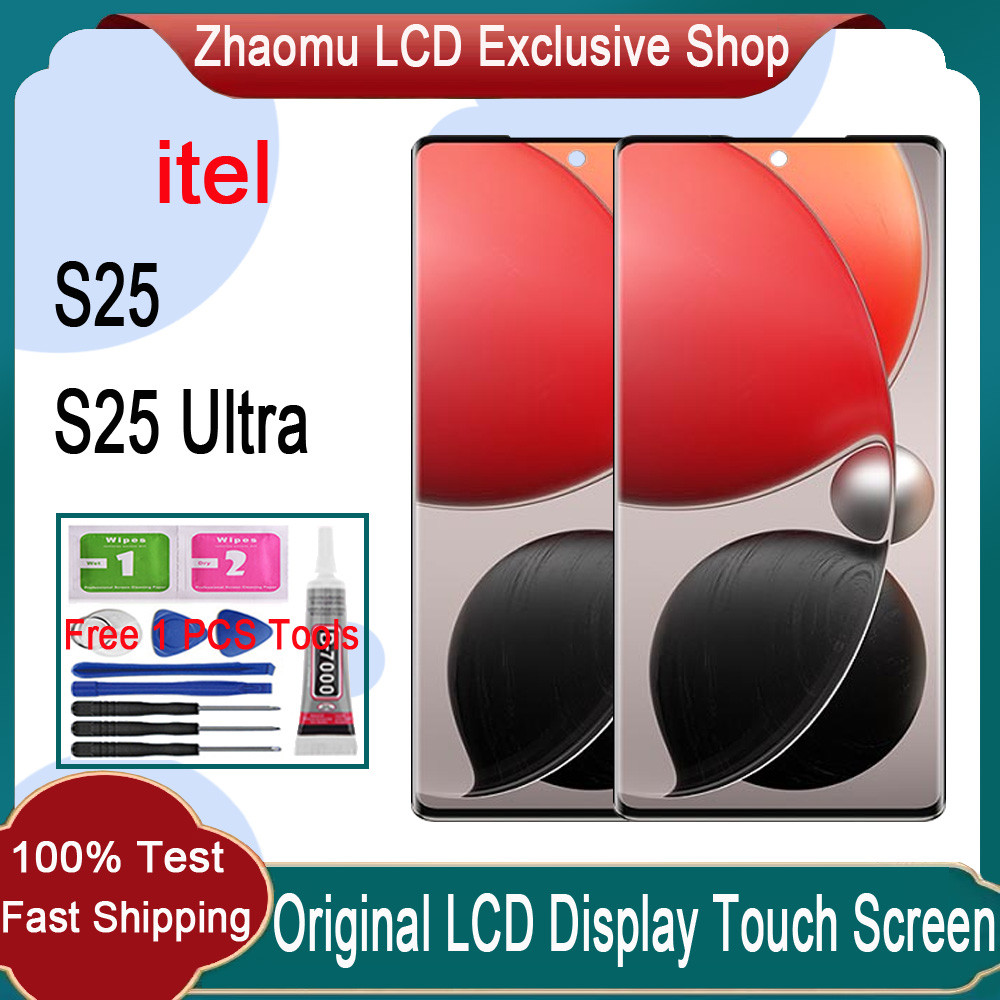 Original AMOLED Itel S25 S25 Ultra LCD Display Touch Screen Replacement ...