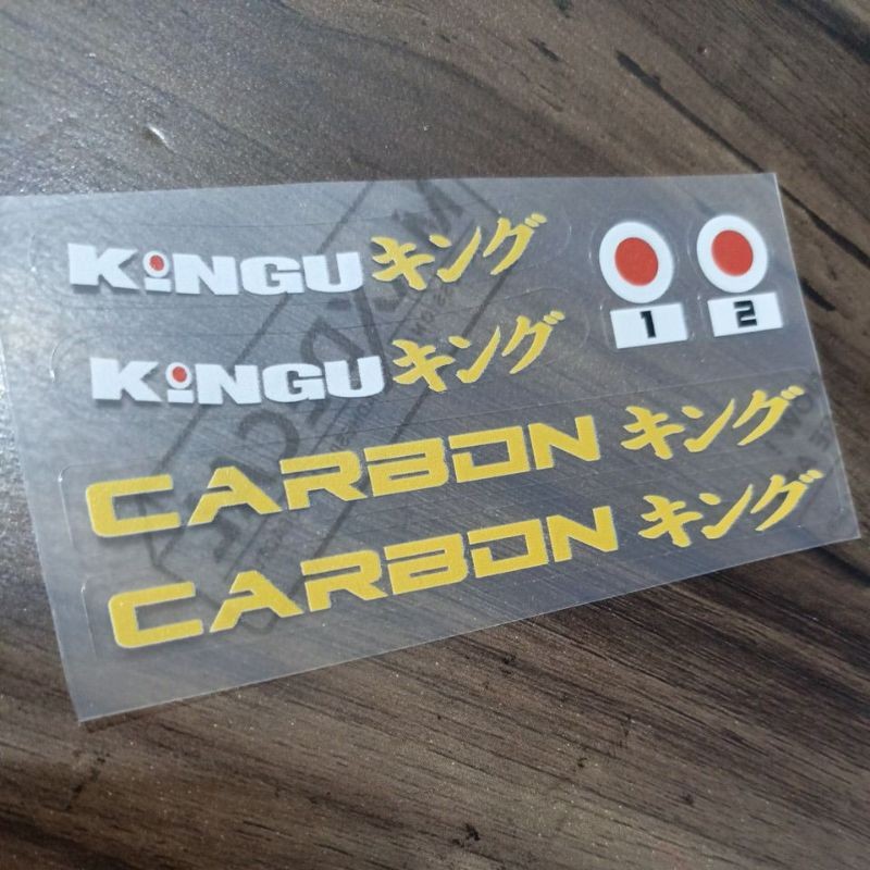 KINGU TRANSPARENT JAPANESE RIM STICKER KINGU MOTORCYCLE RIM STICKER ...