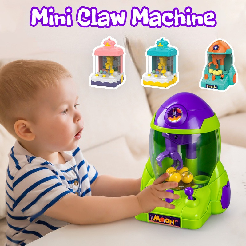 Kid Mini Claw Machine Ball Catcher Interactive Toy Toddler Desktop Ball ...