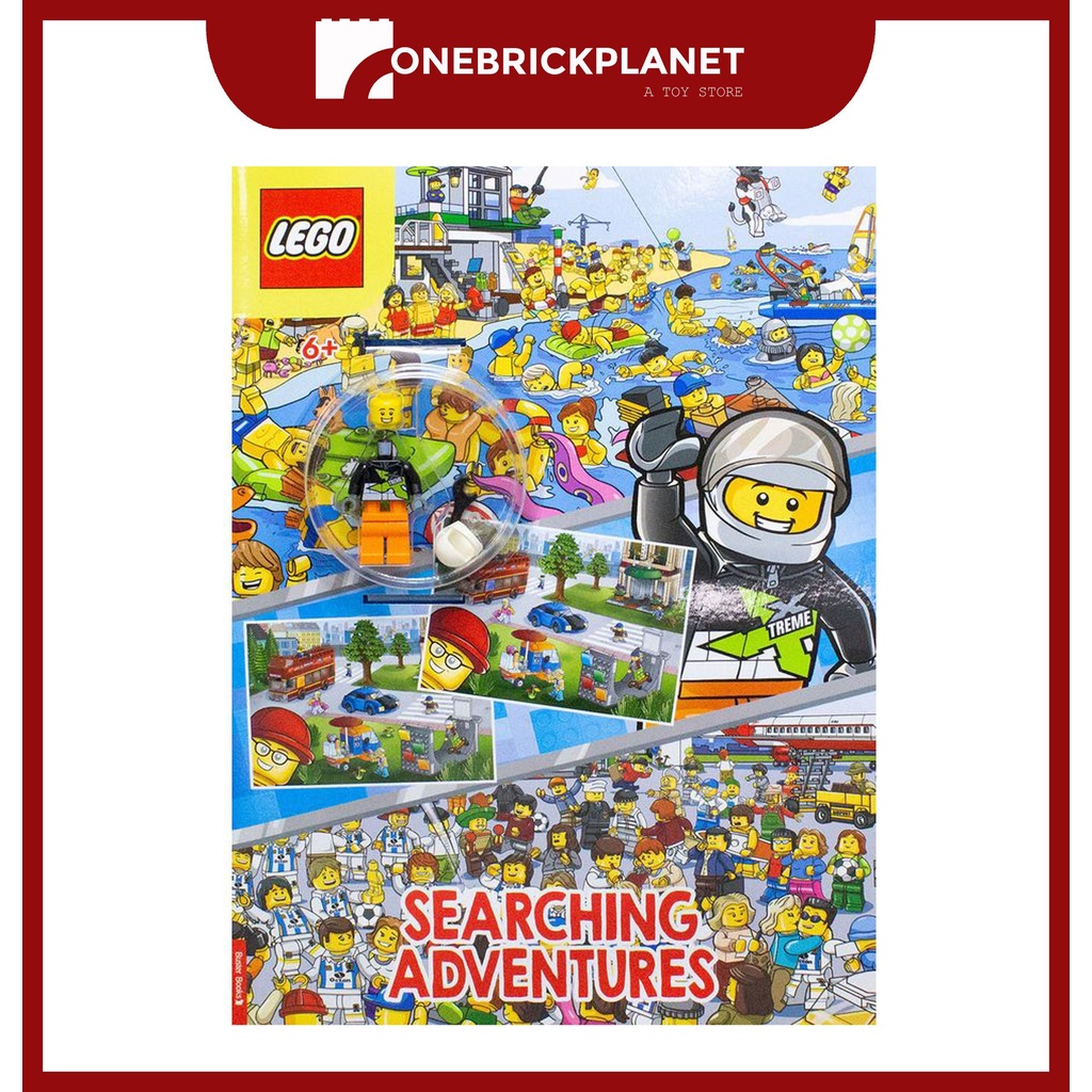 LEGO Activity Book - Searching Adventures (with minifigure) | Shopee ...