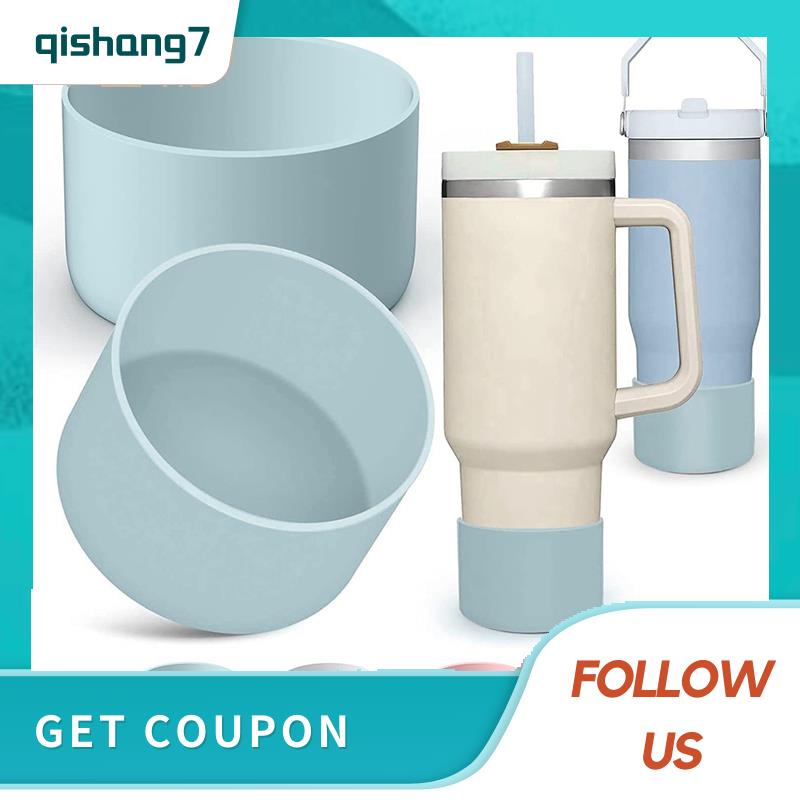 qishang7 4PCS Cup Silicone Bottom Protective Sleeve Boot Cup Silicone ...