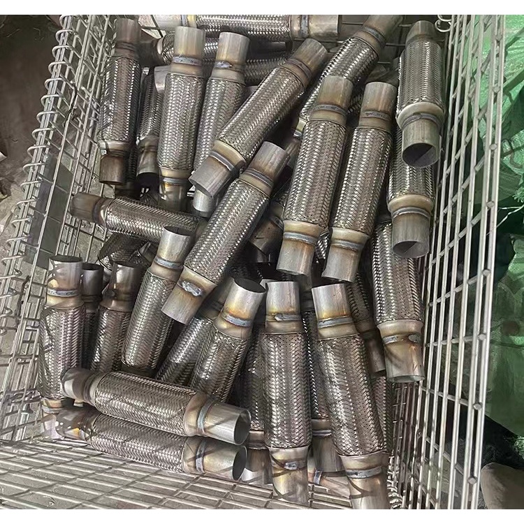 (COD)Exhaust Flex Pipe Stainless Steel Double Braid 2 X 6 Inch with ...