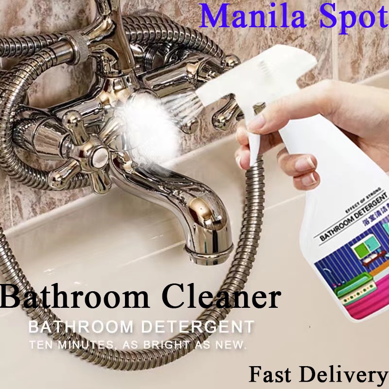 【Manila】350ml Bathroom Cleaner Toilet Bowl Cleaner Scale Remover Spray ...