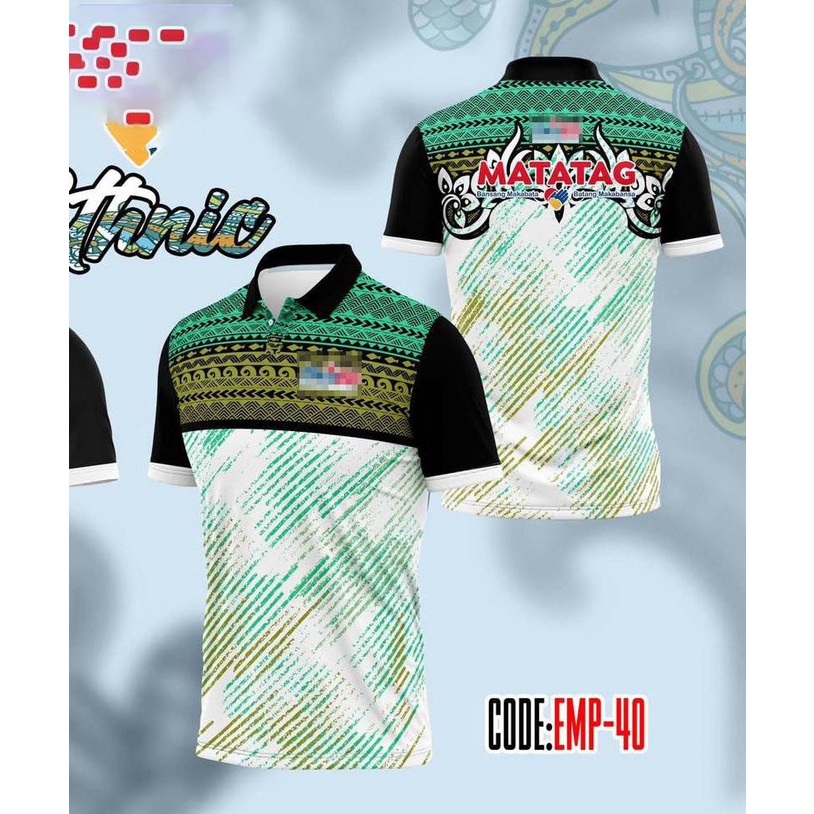 Matatag Uniform Sublimation Deped Badge Tshirt For Men And Women Polo