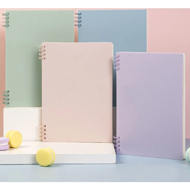 S&F B5/A5/A7 Muji Style Inspired Line Loose Leaf Binder Spring Notebook | Shopee Philippines