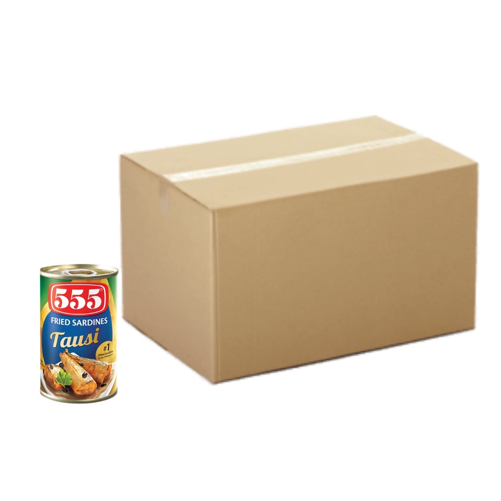 Lazycart 1 Box/100pcs 555 Sardines Fried with Tausi 155g | Shopee Philippines