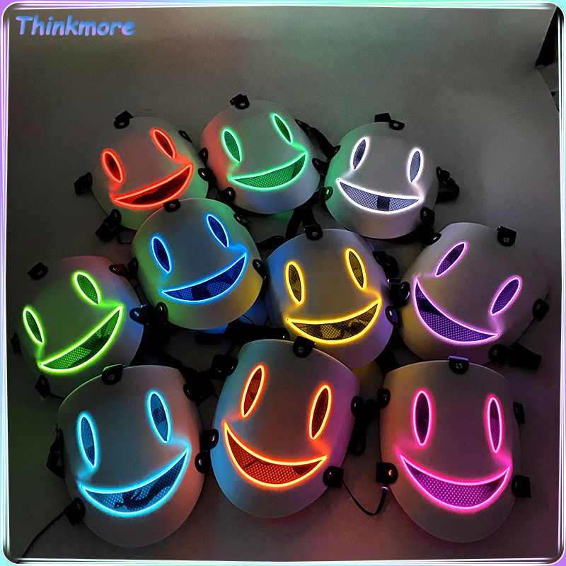 Led Glowing Cosplay Web Masks Animation High-rise Invasion Tenkuu ...