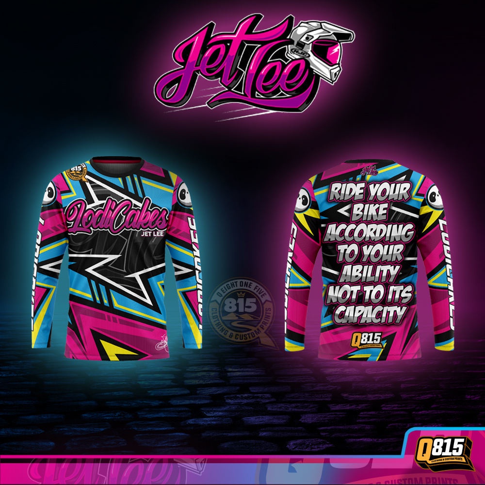 JET LEE- LODICAKES TSHIRT Full Sublimation Traveller Jersey Jet Lee's ...
