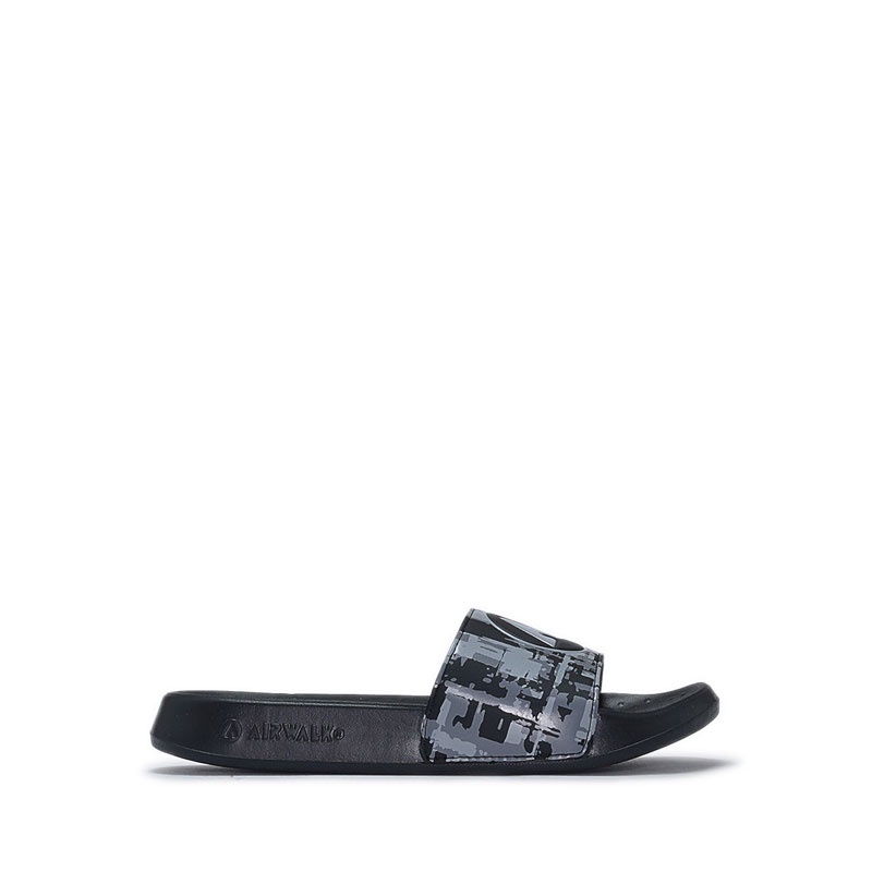 Airwalk Tydee Men's Slides- Black | Shopee Philippines