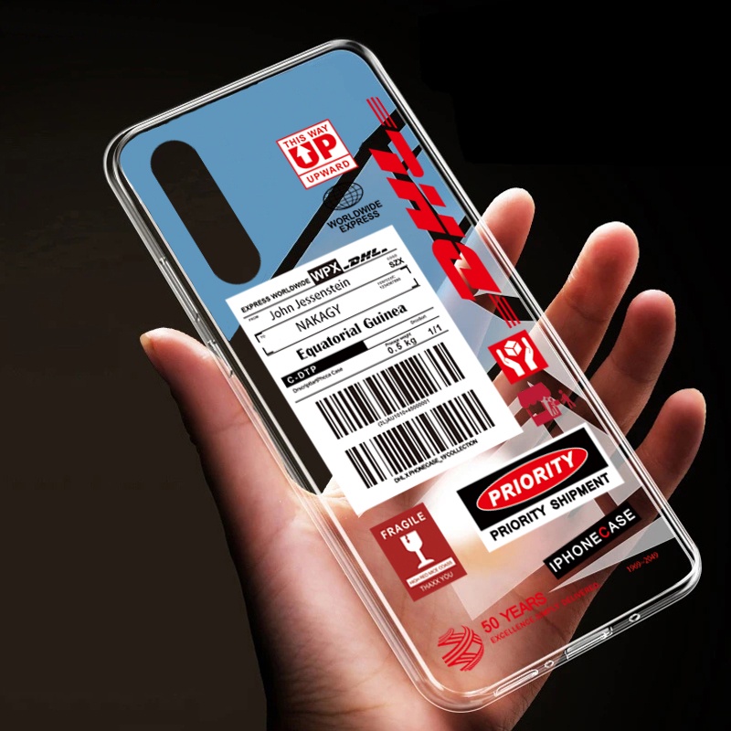 Casing For Rakuten Hand Phone Case DHL Pattern Design Transparent Ultra ...