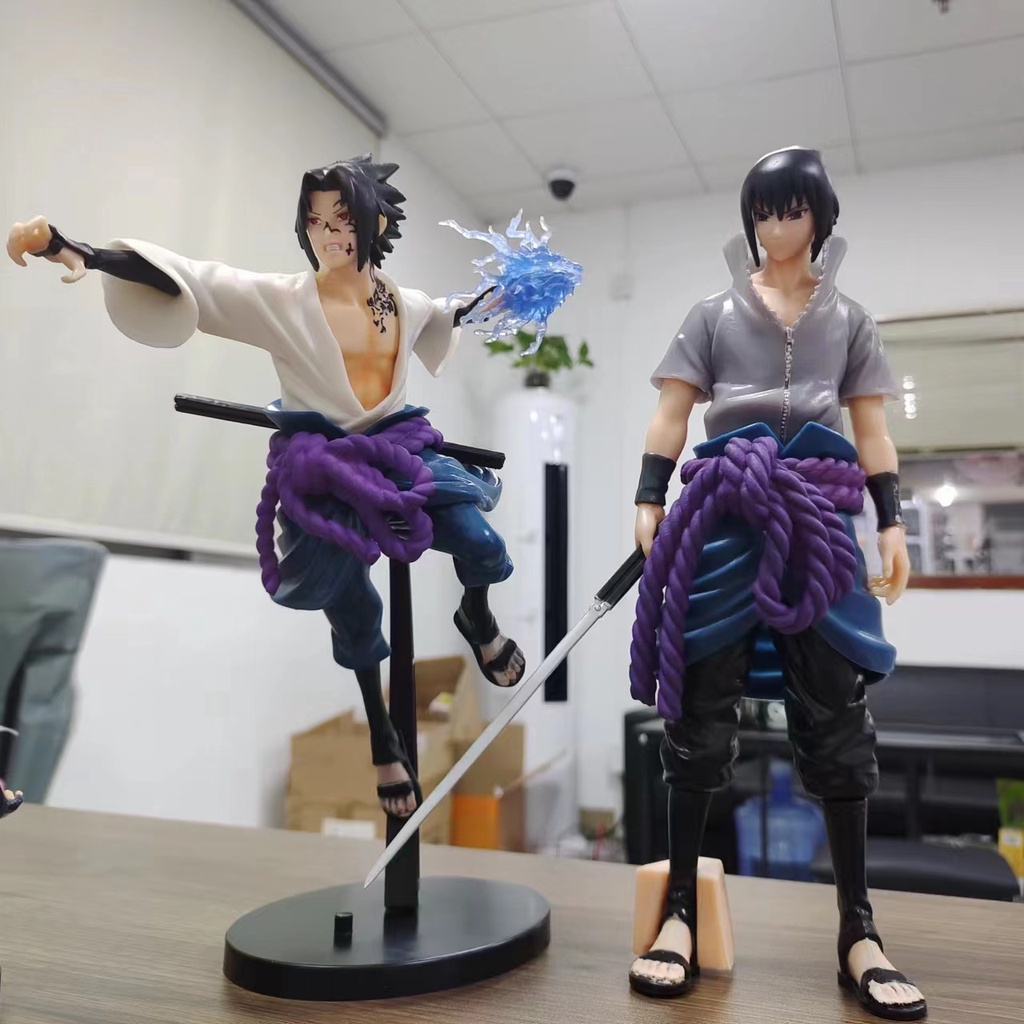 Naruto Action Figure Kakashi Sasuke Uchiha Anime Toy Model Collection ...