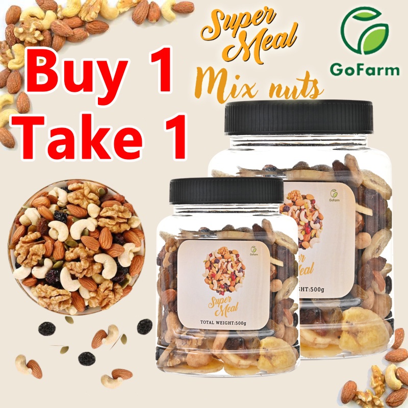 【Buy 1 Take 1】Super Meal Mixed Nuts Assorted Trail Mix Nuts Dried ...