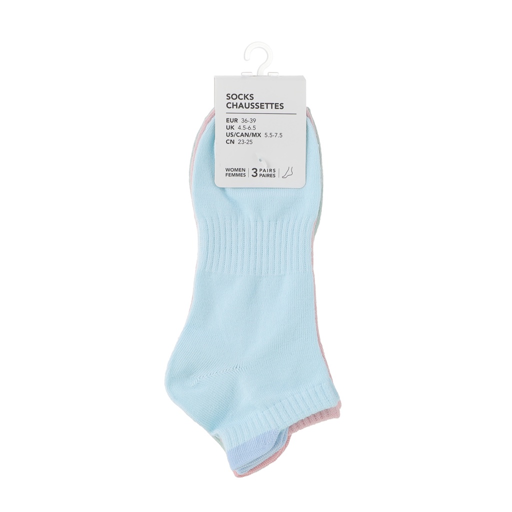MINISO Women＇s Low-Cut Socks(3 Pairs) | Shopee Philippines