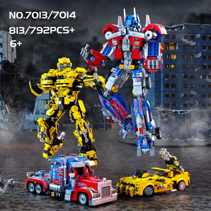 Building Blocks Compatible with Lego Deformation Bumblebee King Kong ...