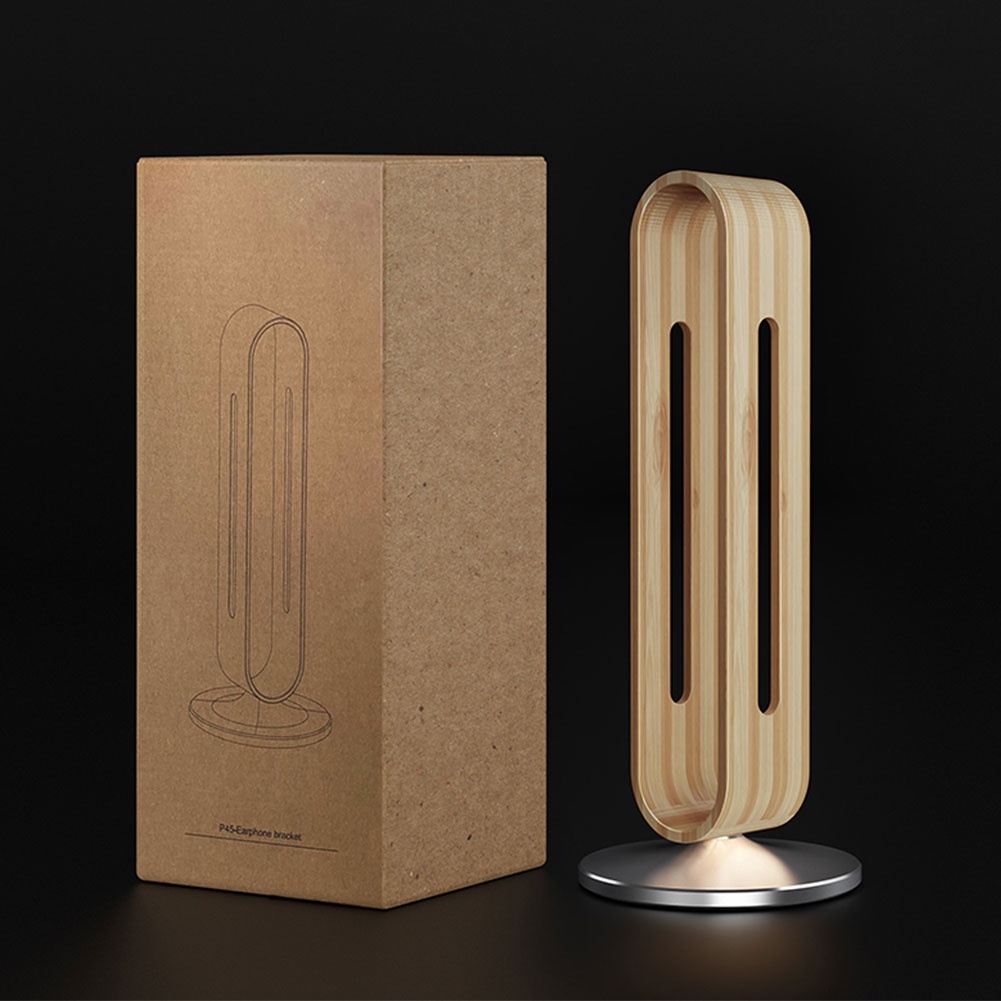 [hellonewworld.ph] Bamboo Wood Aluminum Headphone Stand Gaming Headset ...