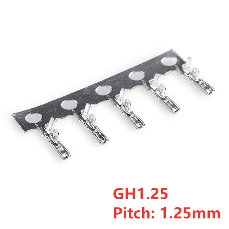 100PCS JST GH Shell Terminal 1.25mm Pitch with Lock GH1.25 Terminals | Shopee Philippines