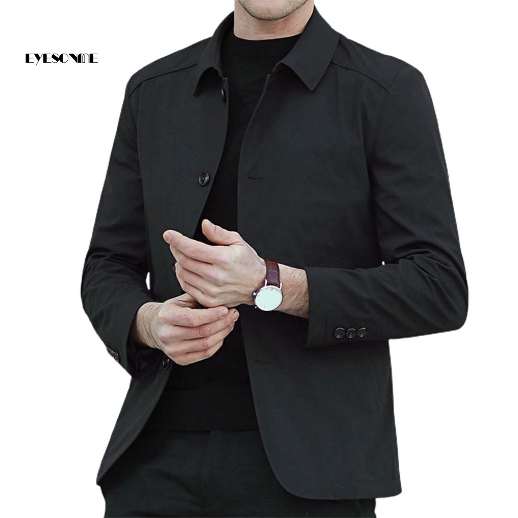 EYES Men Coat Easy to Put on and Take Off Jacket for Men Stylish Men's ...