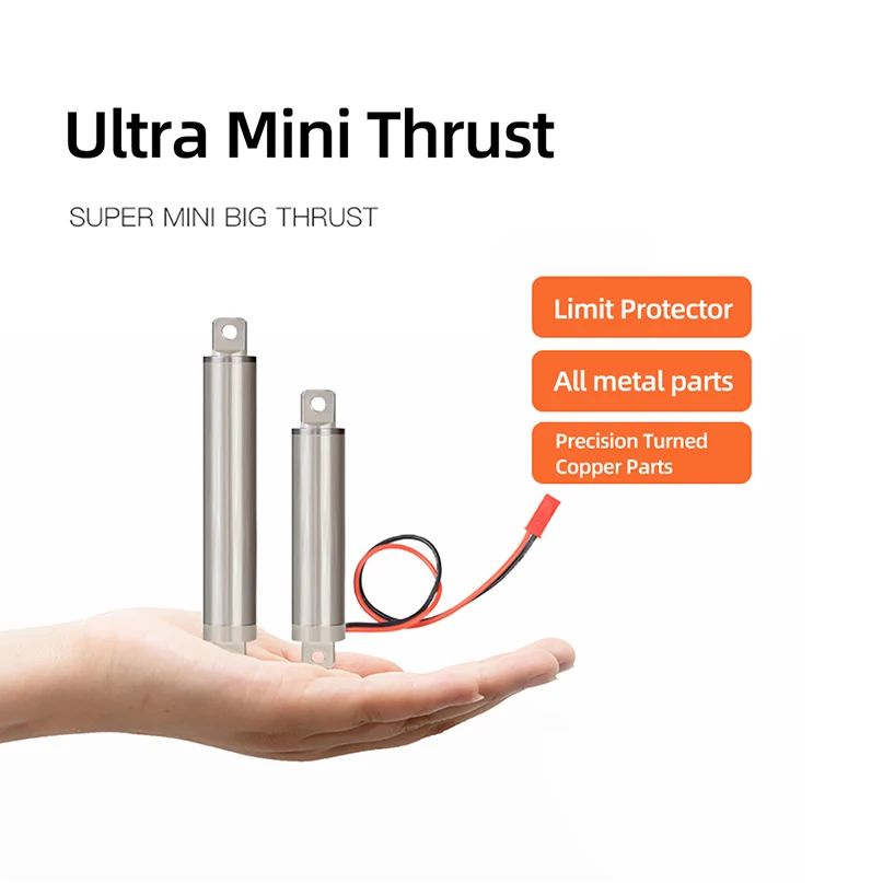 QWINOUT KT1610 Micro Electric Push Rod Linear Actuator Electric Push ...