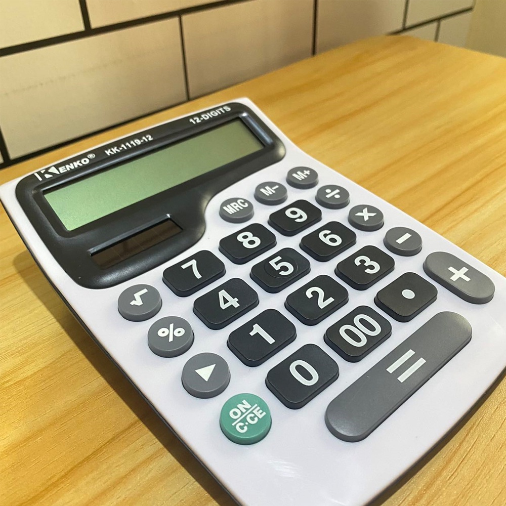 Square Stationery Basic Calculator Large LED Display and Button for ...