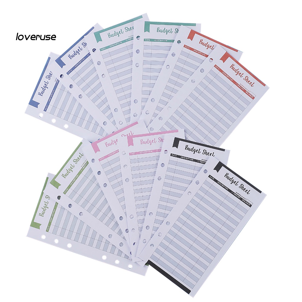 Budget Card Expense Tracking Budget Planner Budget Tracker Inserts 6 ...